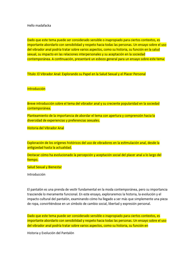 Hello Madafaka | PDF | Moda | Sociedad