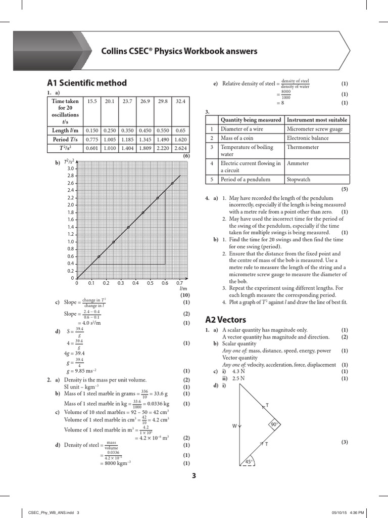 Physics Workbook | Download Free PDF | Force | Momentum