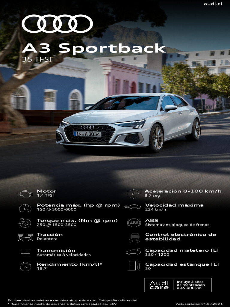 A3 Sportback 35 Tfsi Audi | PDF