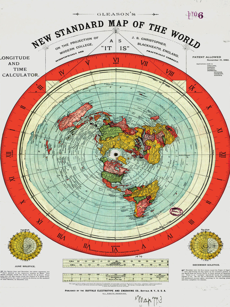 1 Mapa Terraplana Azimutal Equidistante | PDF