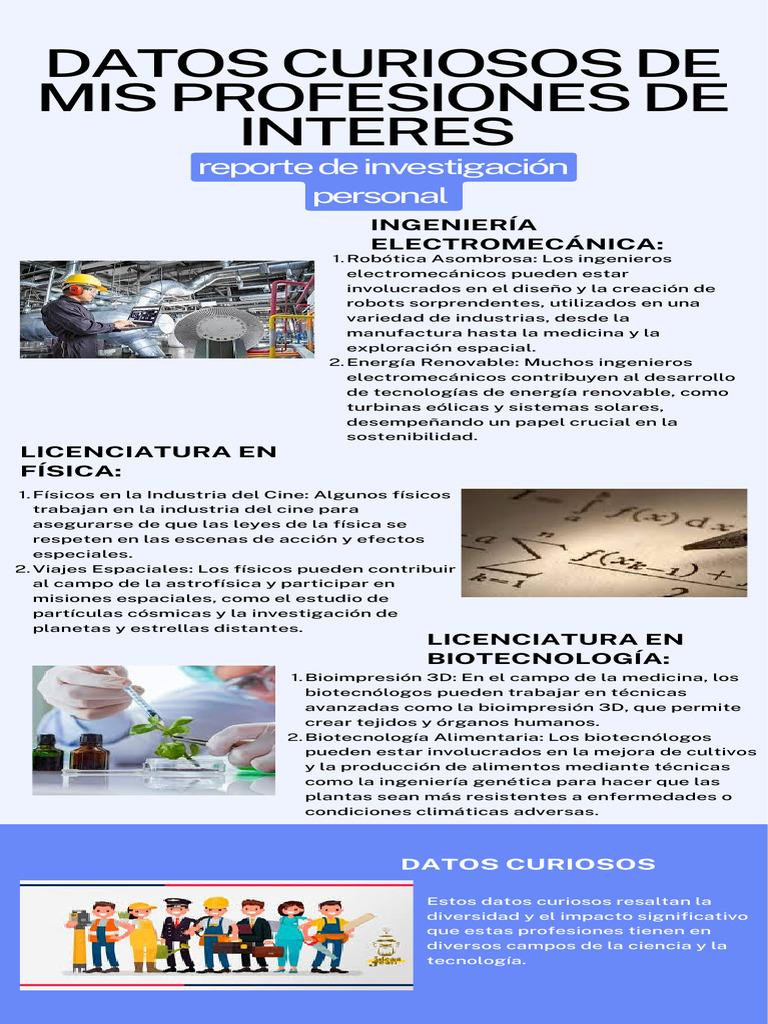 Infografia de Las Profesiones | PDF