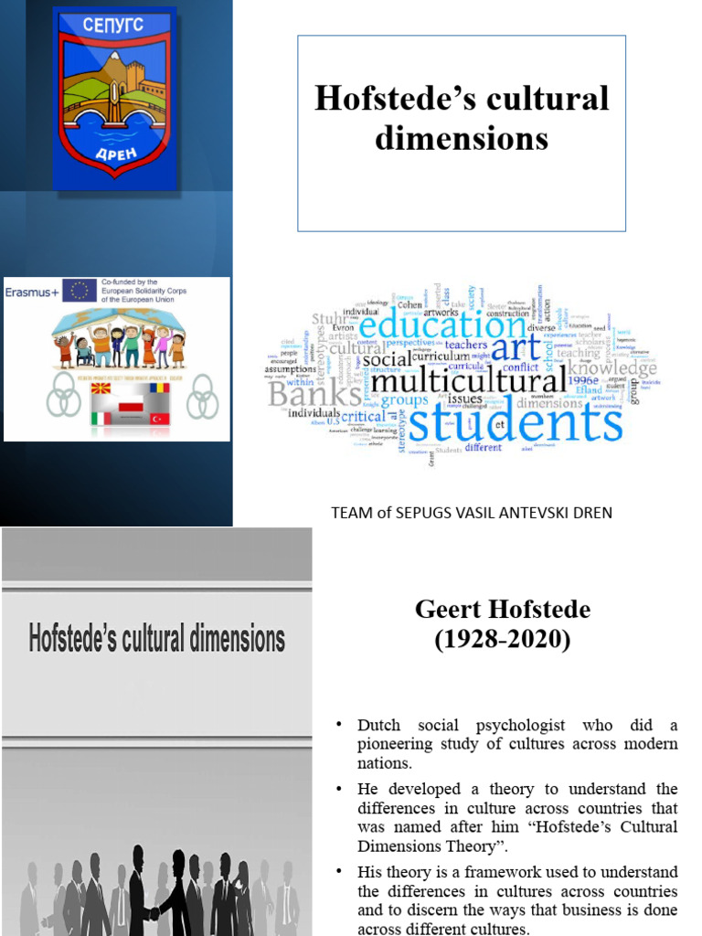 Hofstede's 6 Cultural Dimensions | Download Free PDF | Social ...
