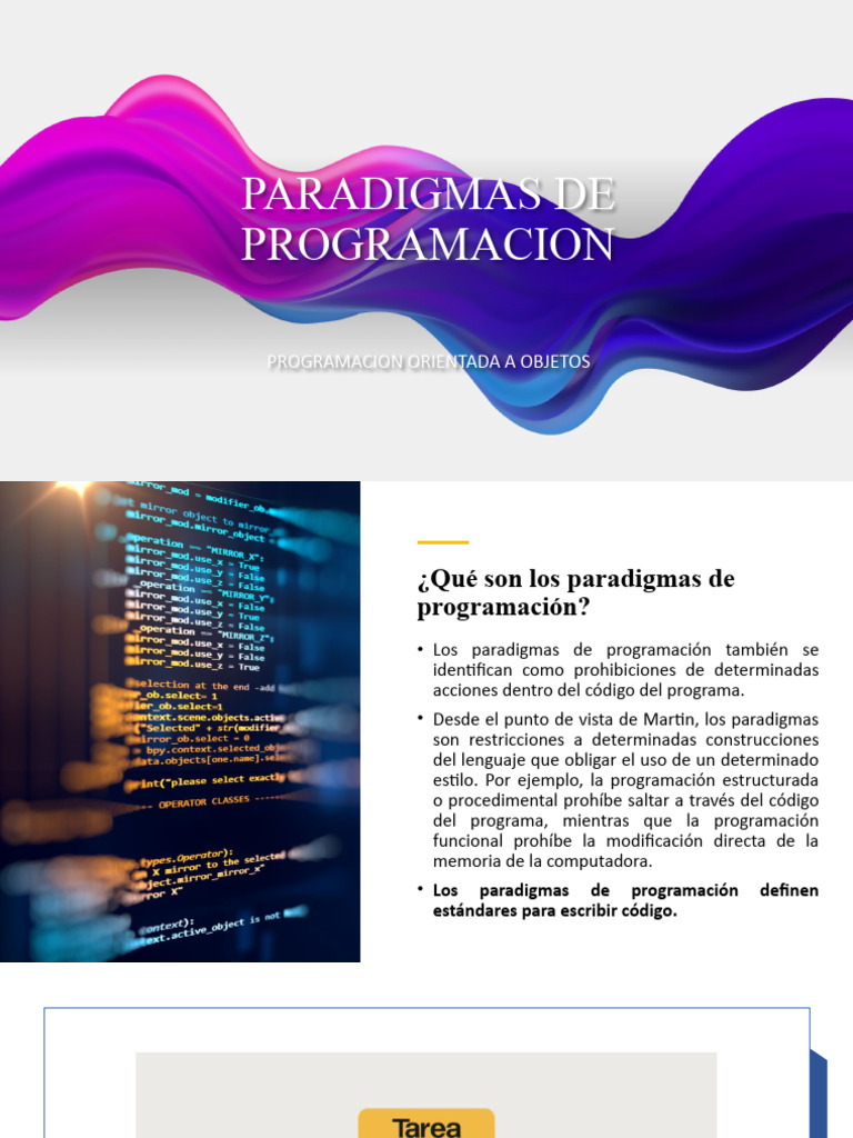 Paradigmas Programacion POO | PDF