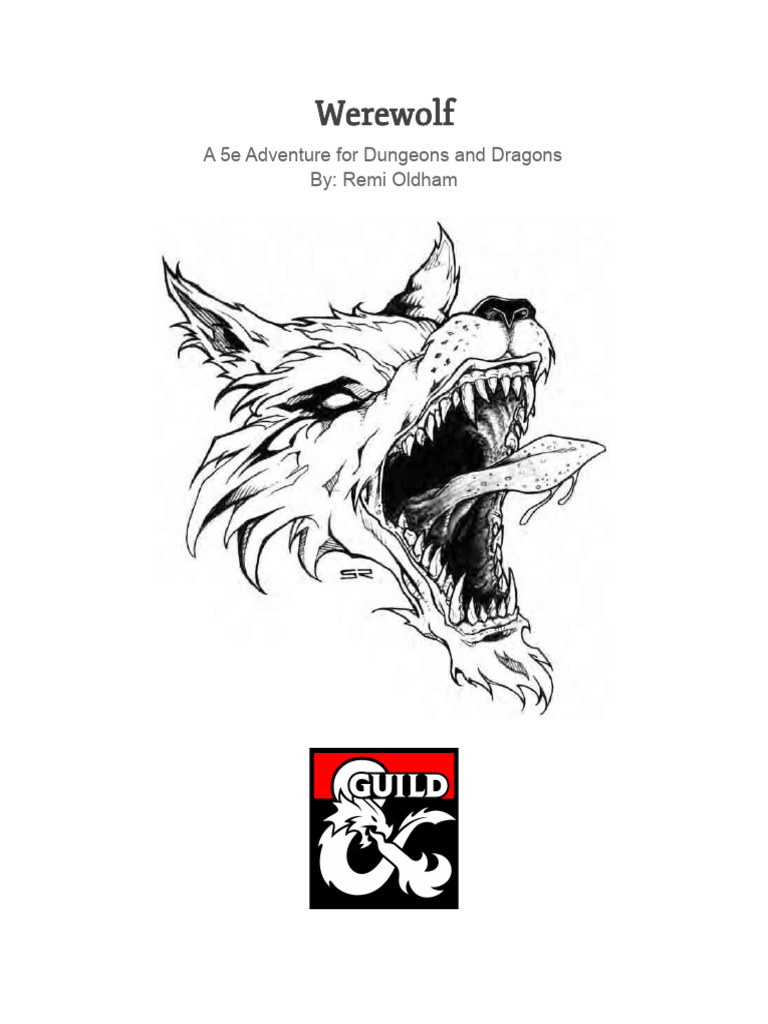 986447-Werewolf - V1 (Printer Friendly) | PDF | Werewolves | Shepherd