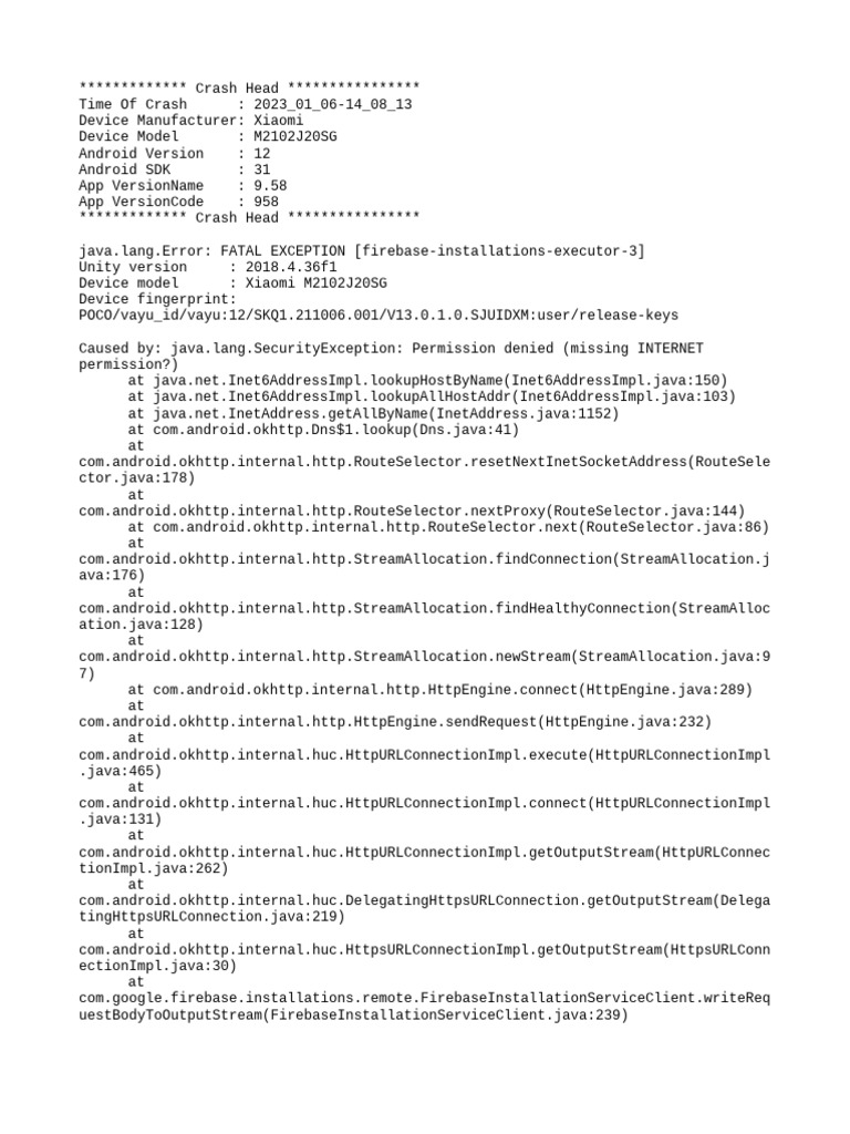 Mod Menu Crash 2023 01 06 14 08 13 Pdf Java Programming Language Software