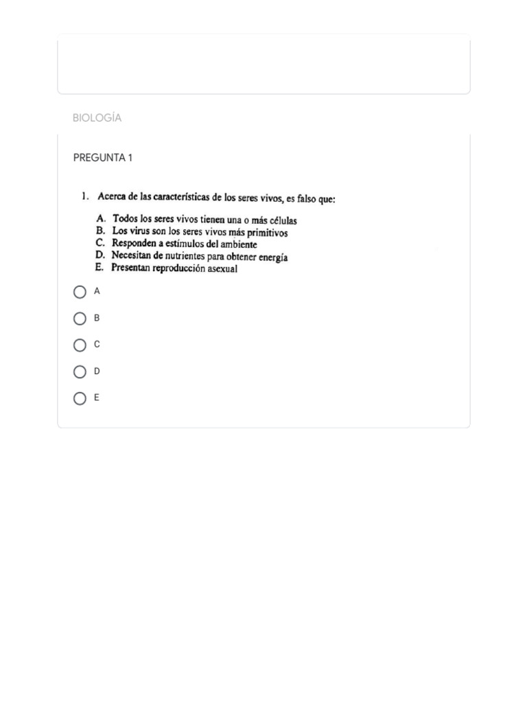 Repaso Final de Biología 01 | PDF