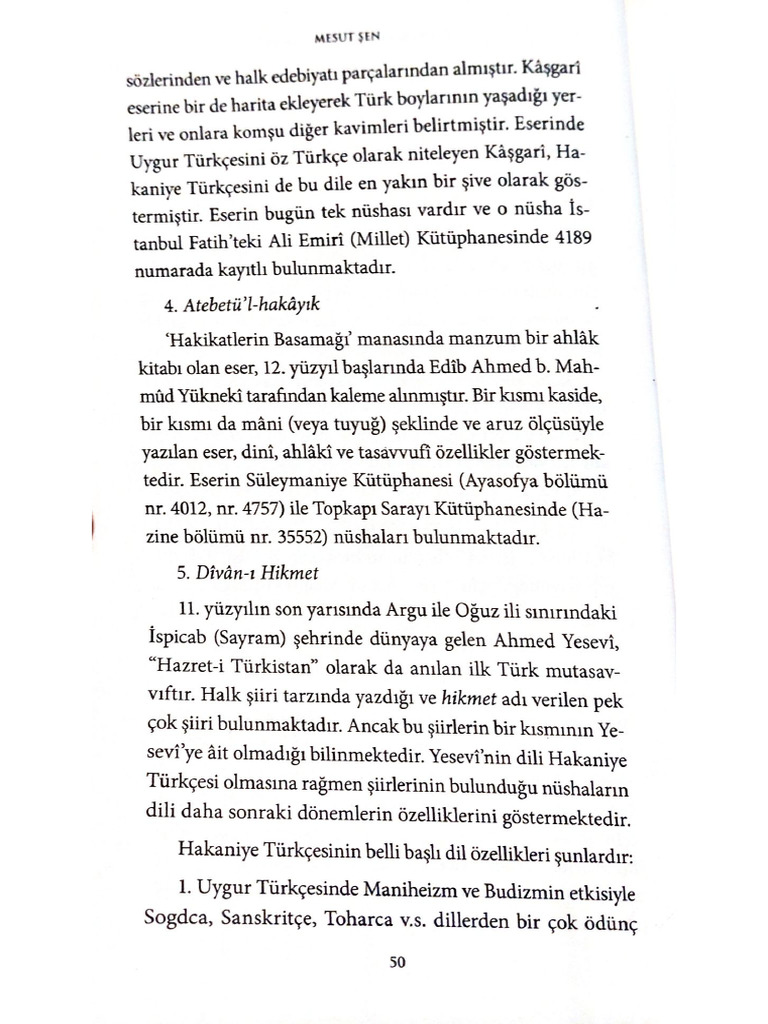 Karahanli Turkcesi Dil Ozellikleri | PDF