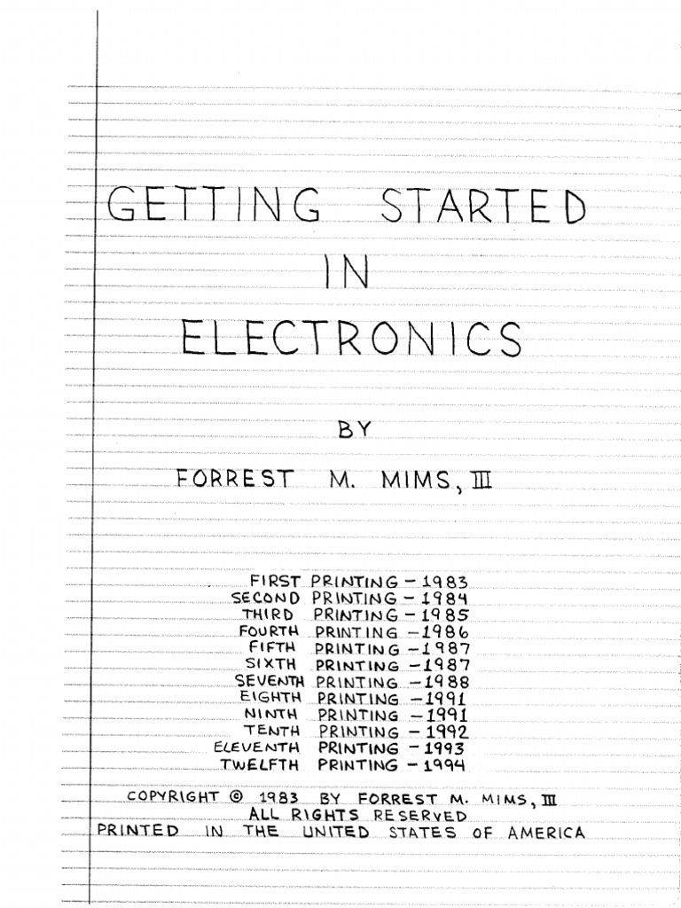 Getting Started in Electronics Forrest M Mims III | PDF