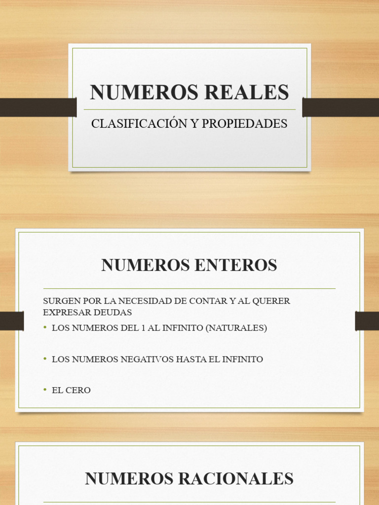 Numeros Reales | PDF | Números | Número racional