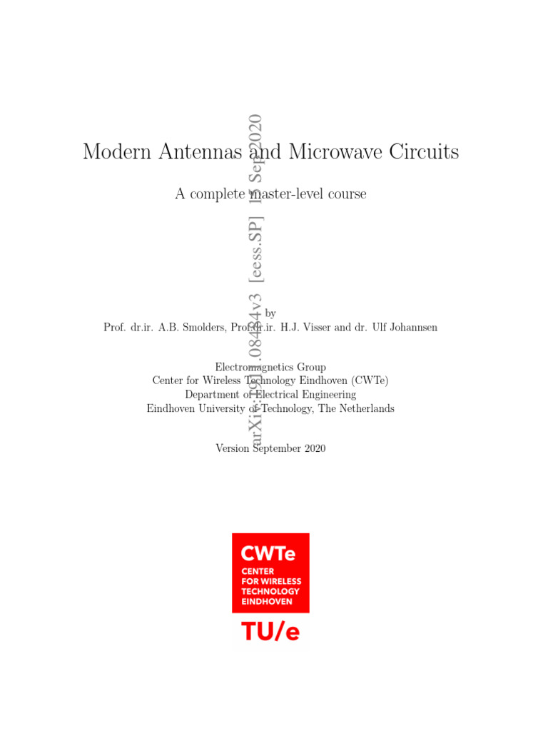 Modern Antenna and Microwave Circuits | PDF | Antenna (Radio) | Radio
