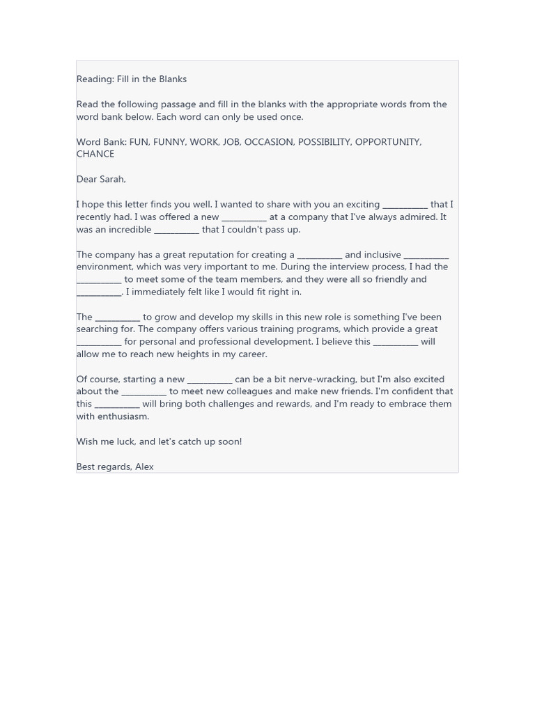 Reading Comprehension B1+ | PDF