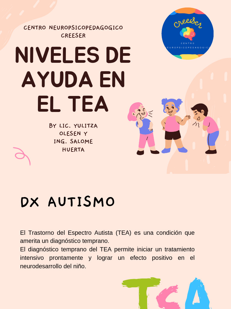Niveles de Ayuda en El Tea | PDF | Espectro autista | Discapacidad ...