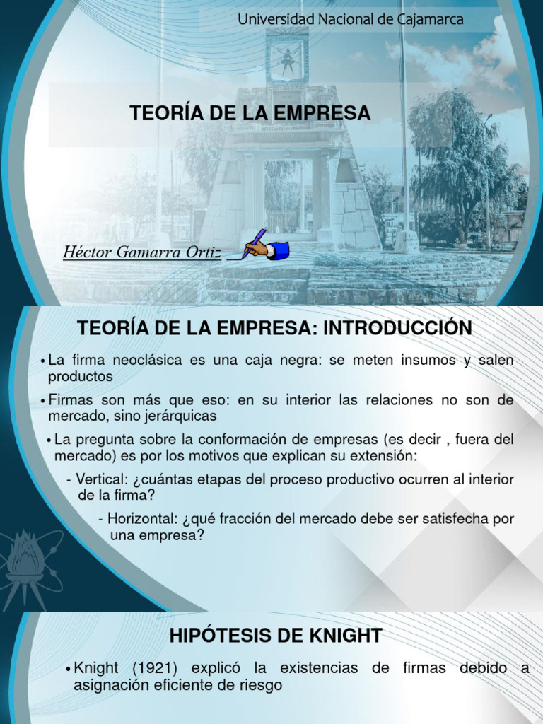 S2-Teoría de La Empresa | PDF | Business | Mercado (economía)