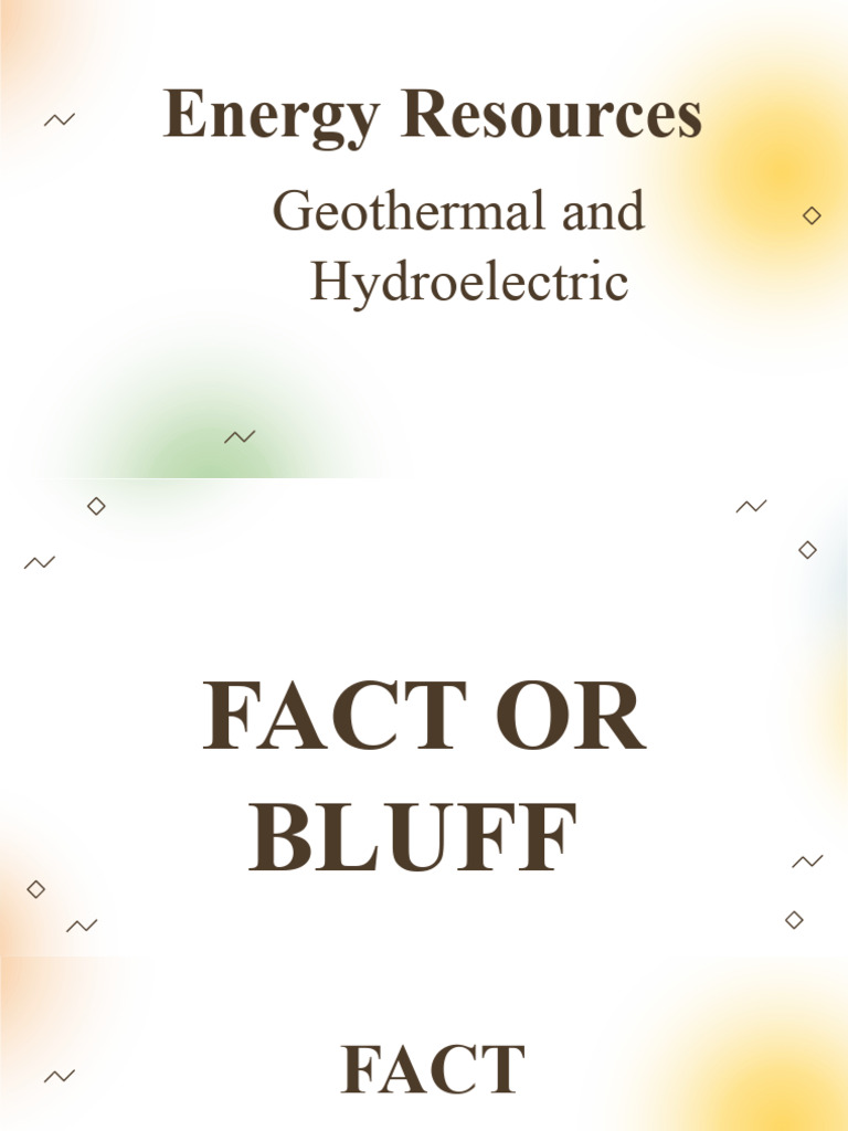 Energy Resources | PDF | Power Station | Geothermal Energy