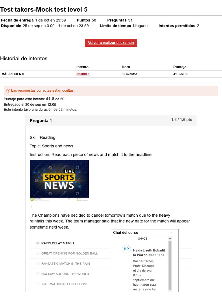 Test Takers-Mock Test Level 5 - INGLÉS INTERMEDIO - UV1 - 16 - 2023-V12 ...