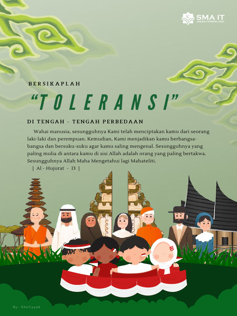 Poster - Toleransi Sosiologi | PDF | Agama & Spiritualitas
