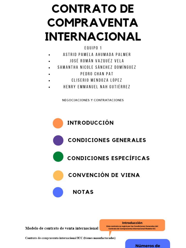 Contrato de Compraventa Internacional | PDF | Carta de crédito ...