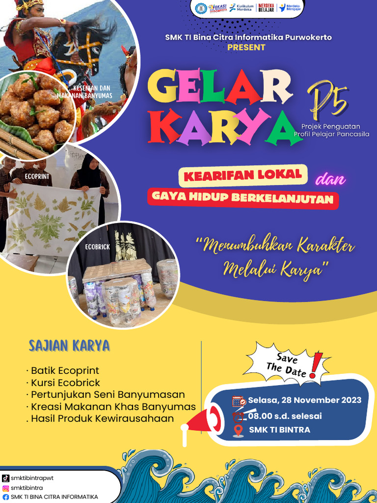 Flyer Gelar Karya P5 | PDF