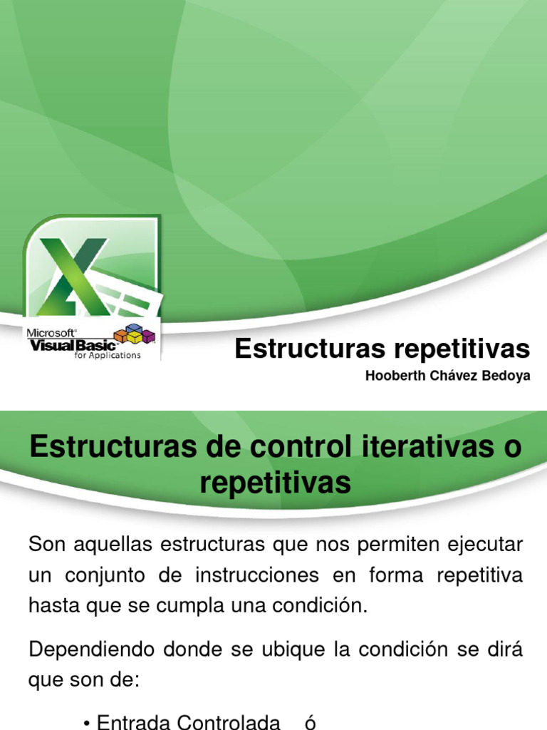 Estructuras Repetitivas | PDF