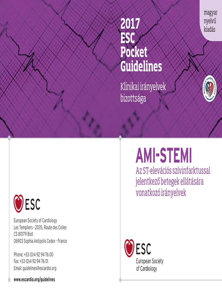 Esc Pocket Guidelines 2017 Ami-Stemi Kuldeni | PDF