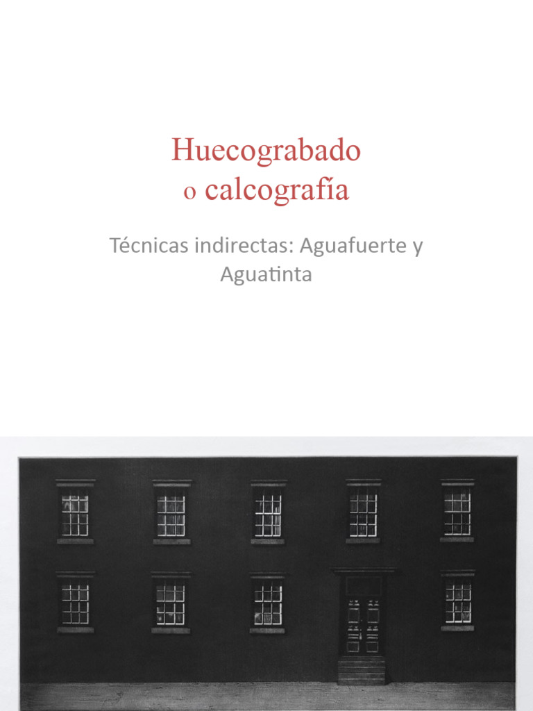 Huecograbado Calco | PDF