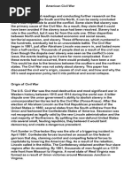 The Causes and Effects of The American Civil War | PDF | Confederate ...