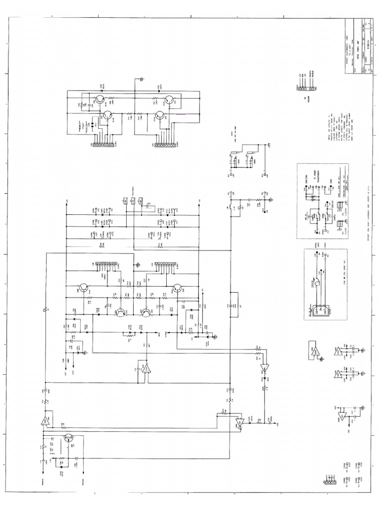 Peavey 150M Power Module Schematic | PDF