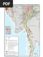 Myanmar States and Townships Map | PDF | Myanmar | Nature