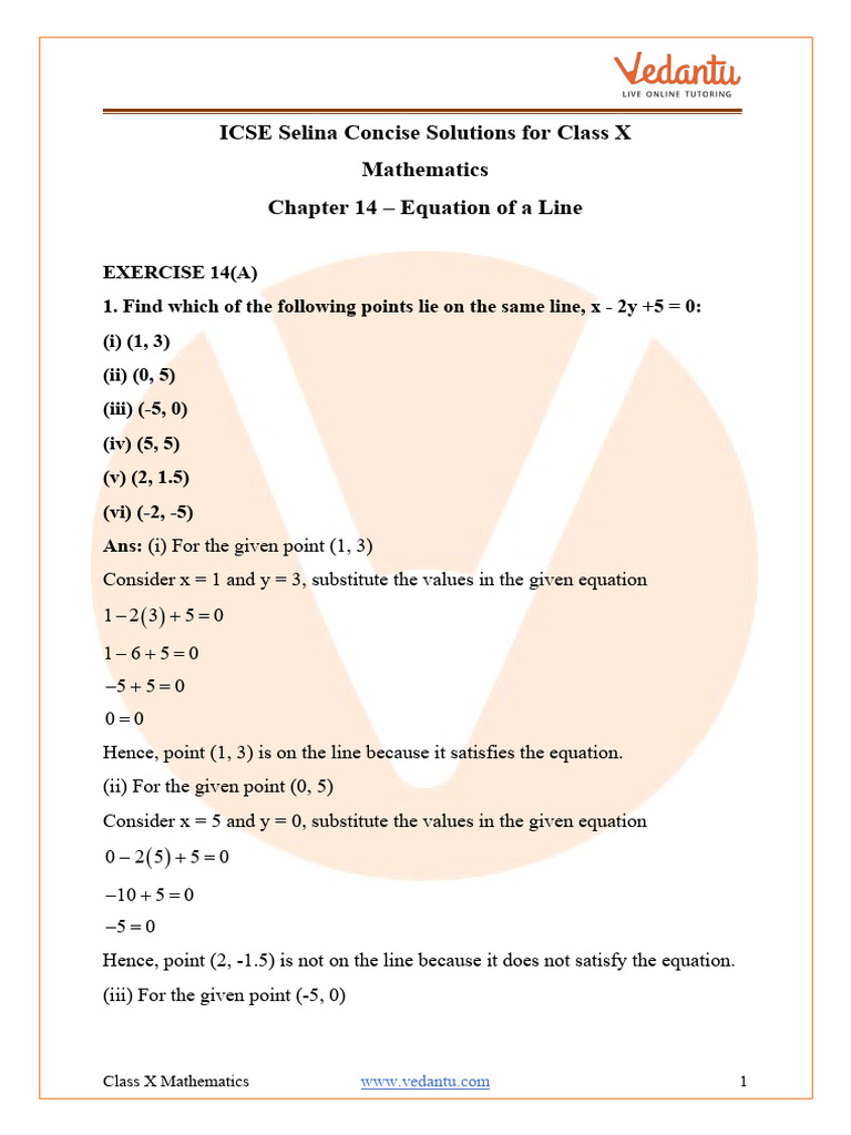 Selina Concise Mathematics Class 10 ICSE Solutions For Chapter 14 ...