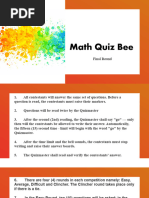 Quiz Bee Score Sheet Template | PDF
