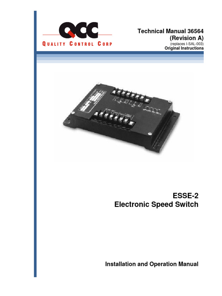 A Esse 2 QCC | PDF | Relay | Voltage