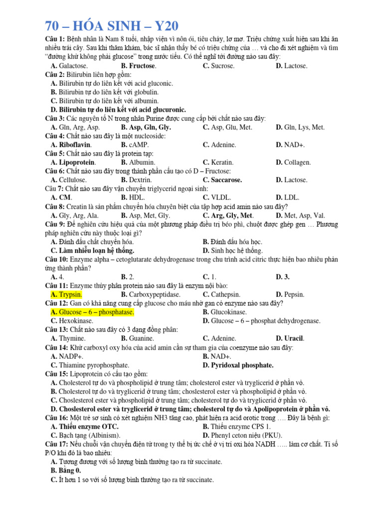 Hó Sinh YDS 21 | PDF