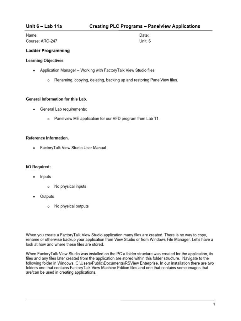 Unit 6 Lab 11a - Application Manager | PDF | Computer File | Backup