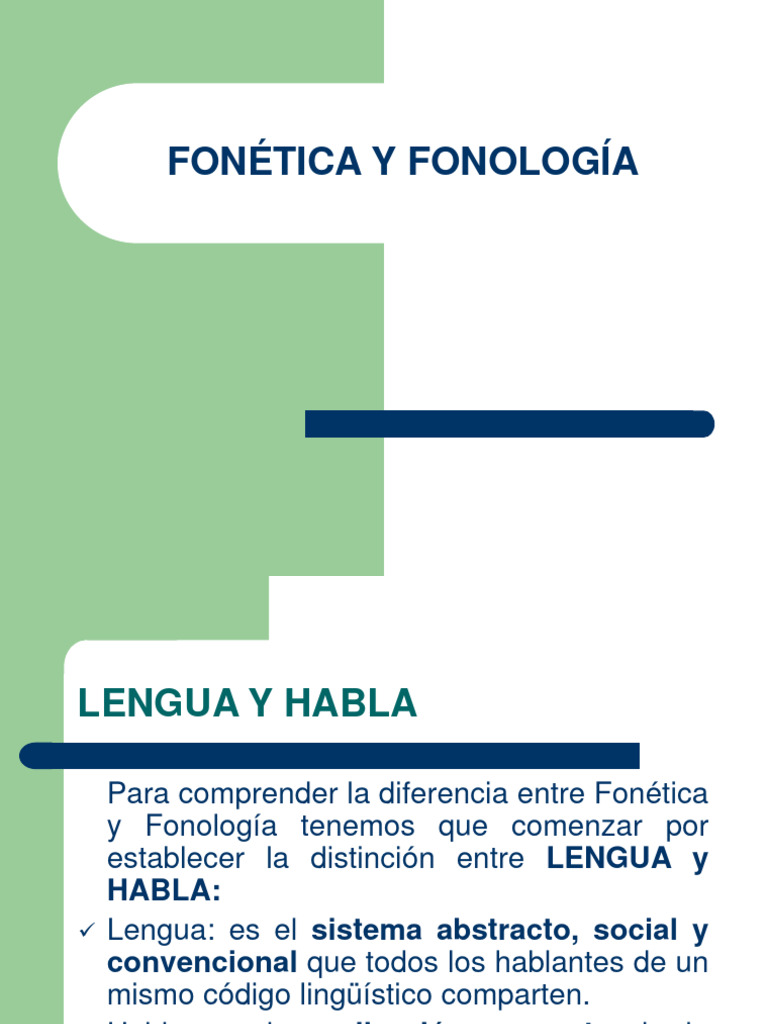 Fonetica y Fonologia | PDF | Fonética | Fonología
