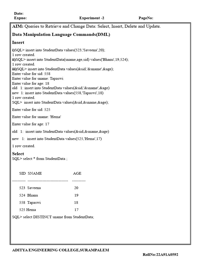 Basheer2 Dbms | PDF | Computer Data | Data Model