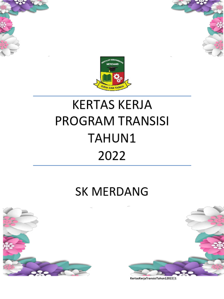 Kertas Kerja Transisi 2022 | PDF