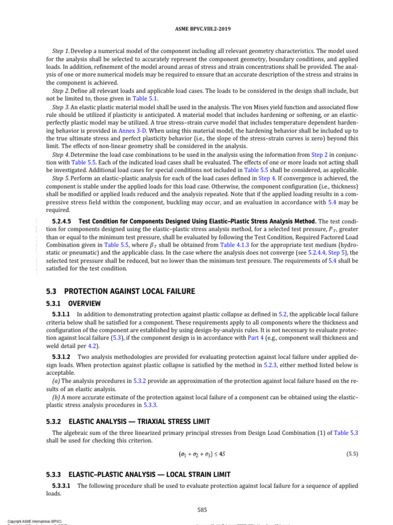 Asme Secviii Div2 Part5 | PDF | Buckling | Plasticity (Physics)