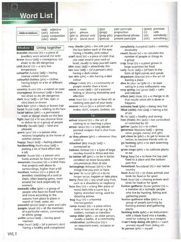 Word List File 1-Comprimido | PDF