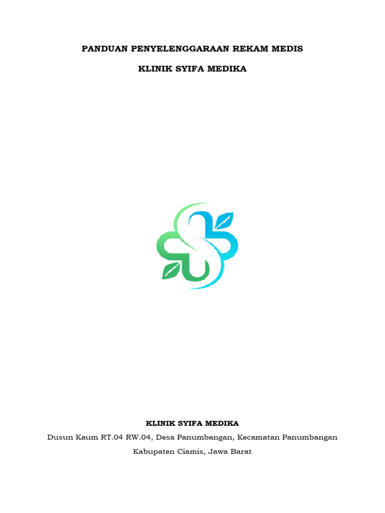 Panduan Penyelenggaraan Rekam Medis | PDF