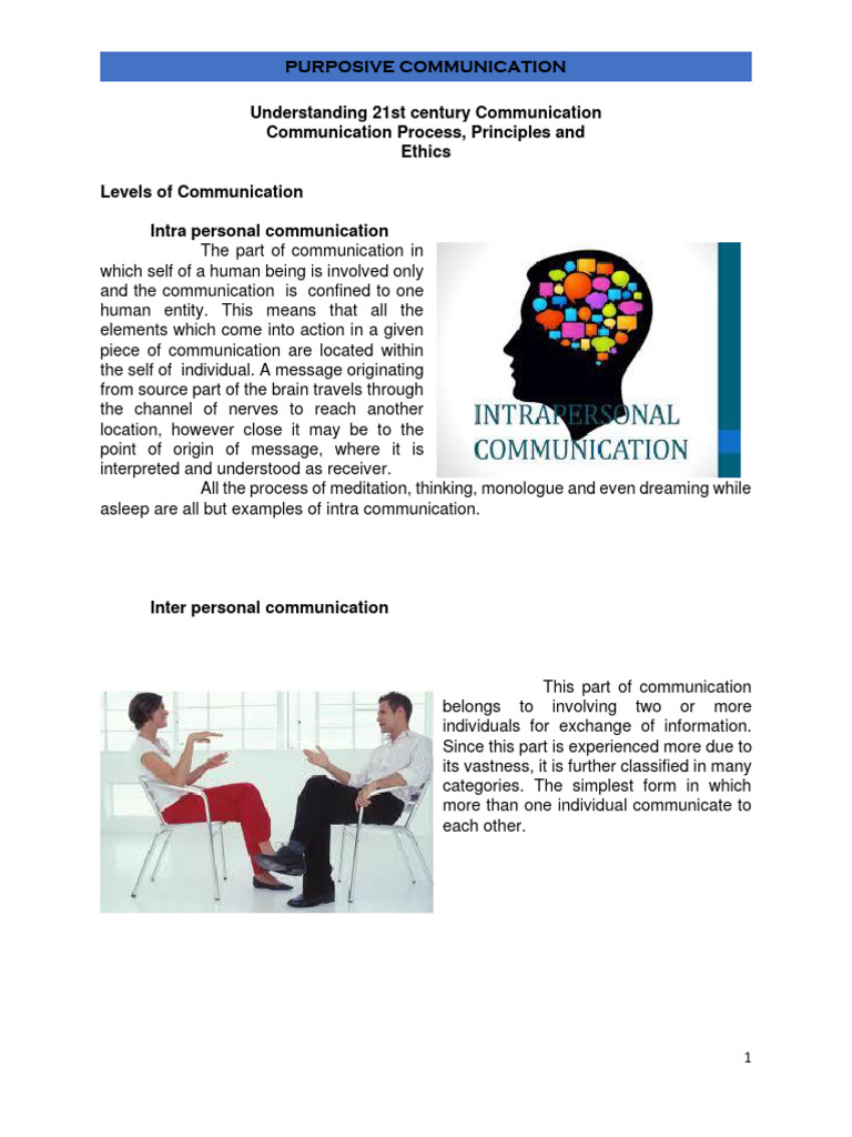 Understanding 21st Century Communication | PDF | Communication | Human Communication