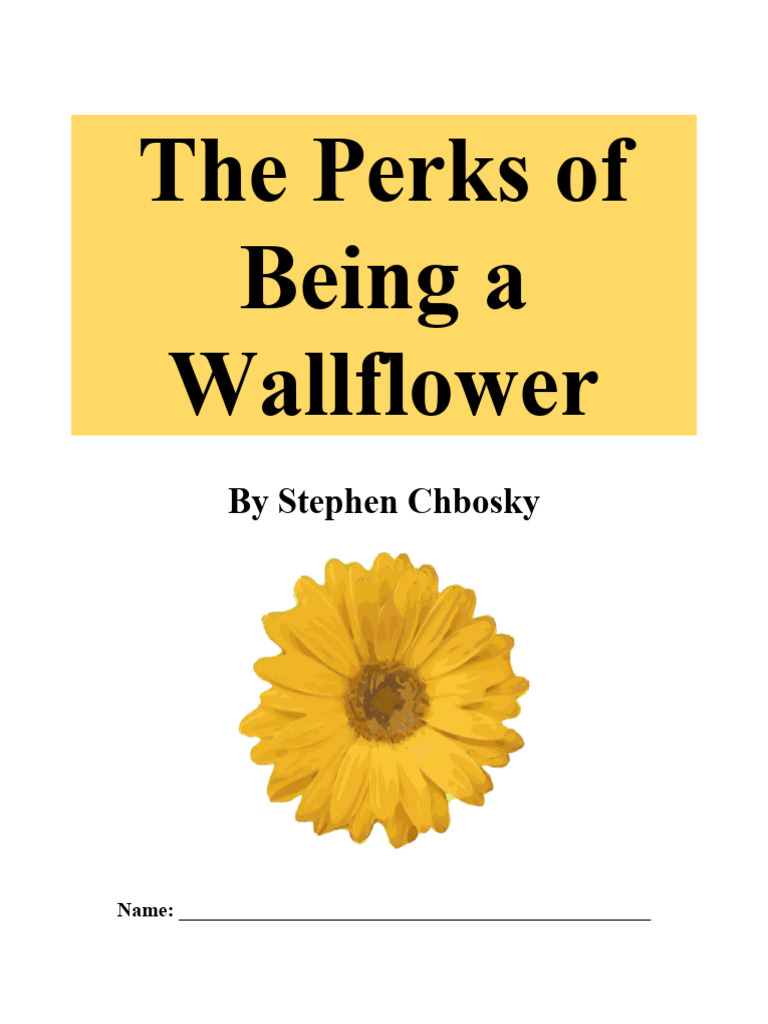 Reading Guide for The Perks of Being a Wallflower | PDF