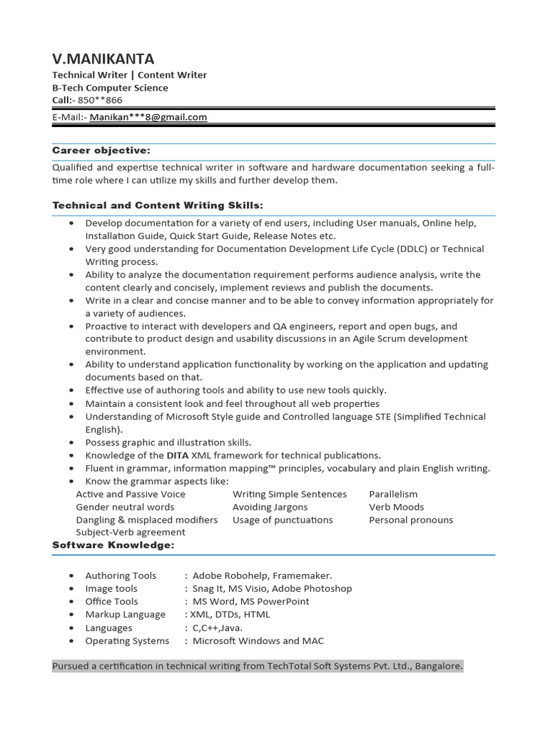 Manikanta-Updated Resume | PDF | Documentation | Information Technology