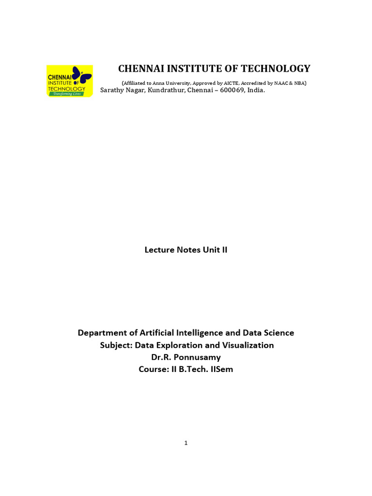 DEV Lecture Notes Unit II | PDF | Latitude | Histogram
