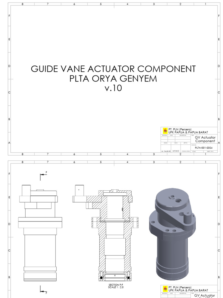 Guide Vane Actuator Assembly | PDF
