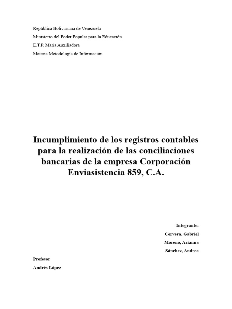 PROYECTO DE INVESTIGACIÓN CAPITULOS I y II Modificado | PDF | Contabilidad | Business