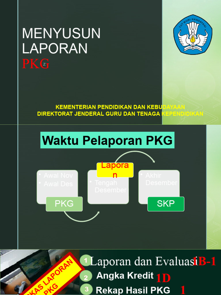 Menyusun Laporan PKG 2018 | PDF