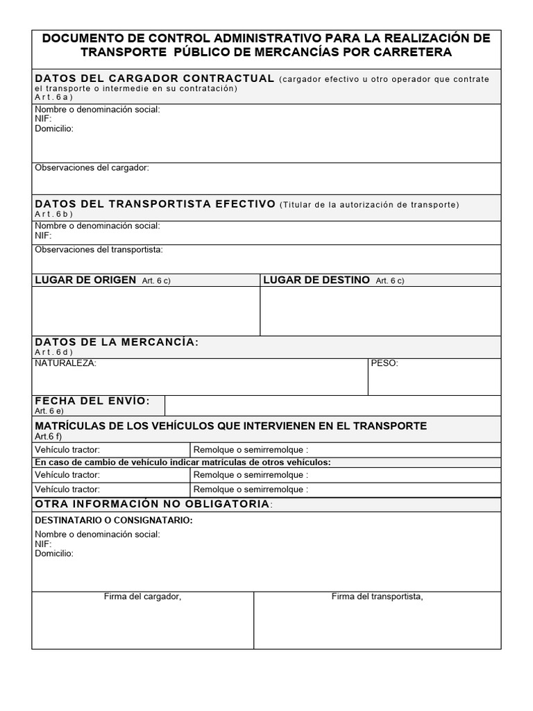 Carta de Embarque | PDF