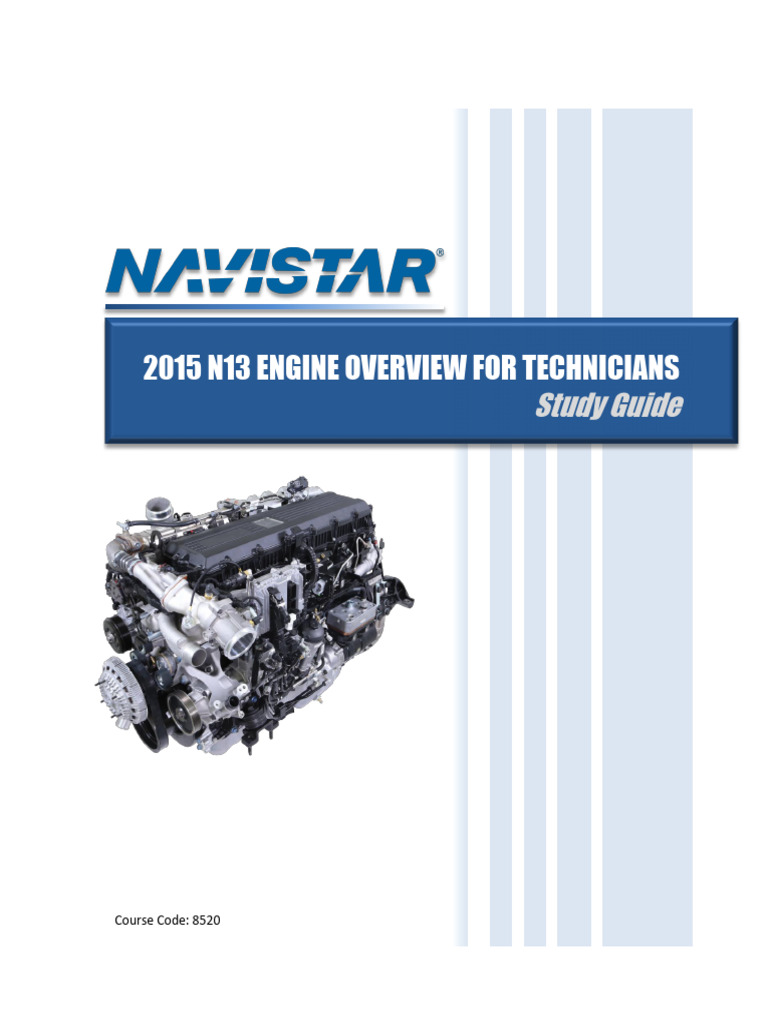 2015 N13 Engine Overview For Technicians: Study Guide | PDF ...