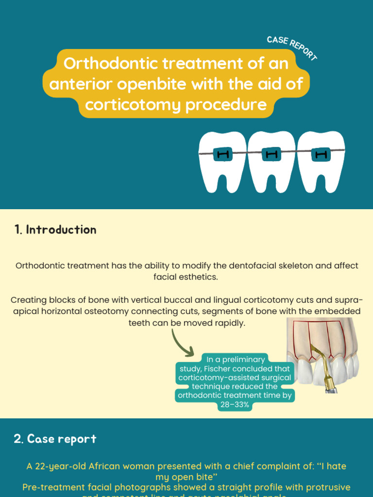 Orthodontic Treatment of An Anterior Openbite With The Aid of ...