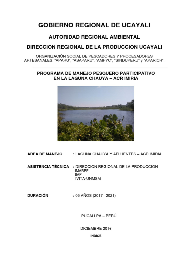 Promape de La Laguna Chauya | PDF | Ciencias de la Tierra